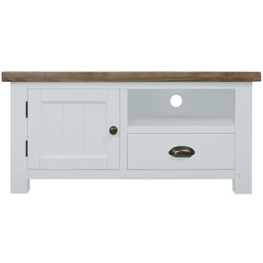 Gresford White Small TV Unit | Gresford White | Vegan Haven