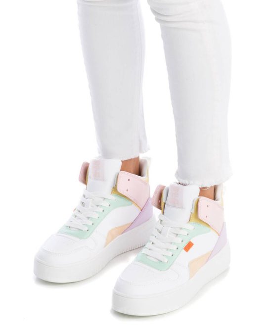 High Top Pastel Trainer | Footwear | Fashion | Vegan Haven
