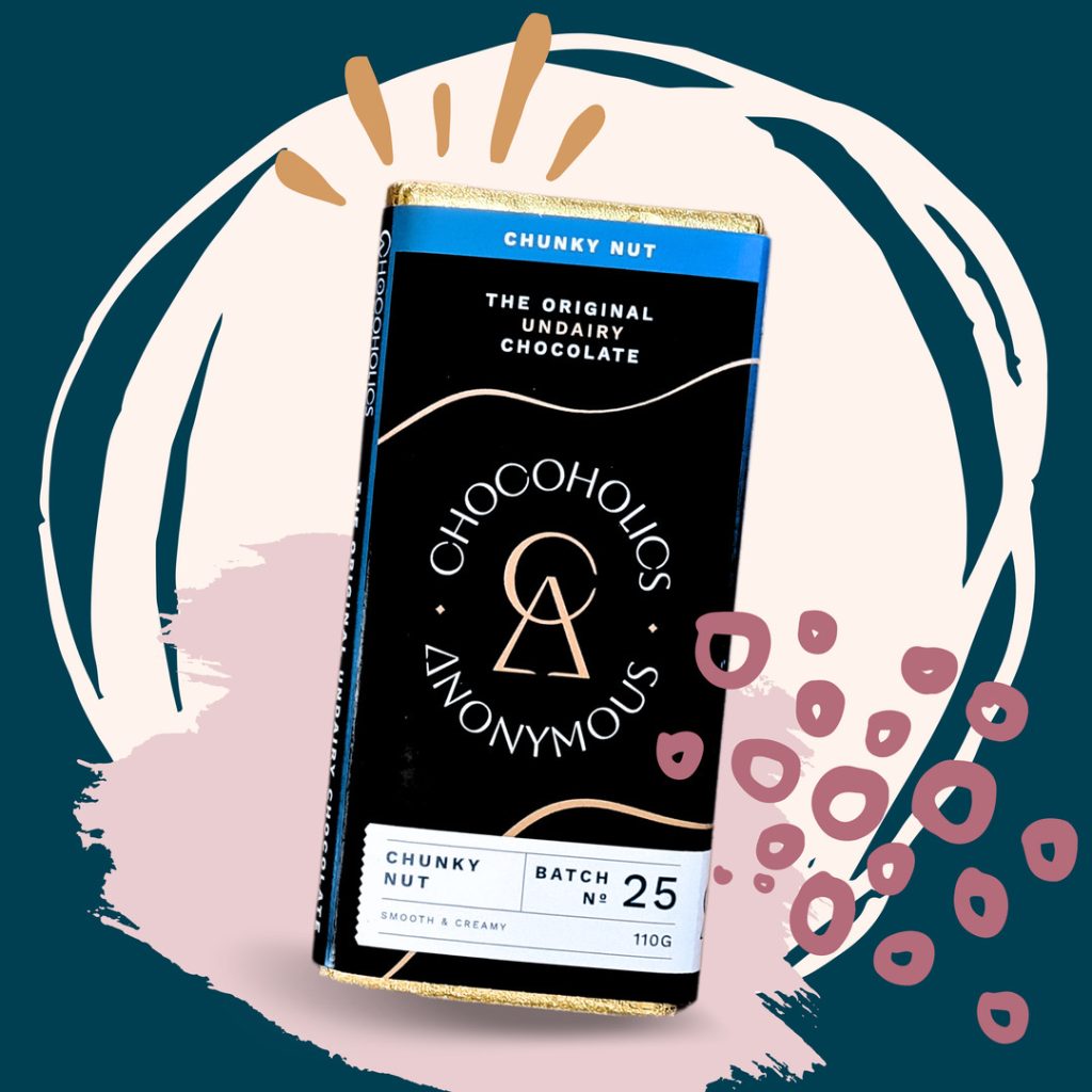 Chocaholics Chunky Nut Chocolate Bar | Vegan Haven